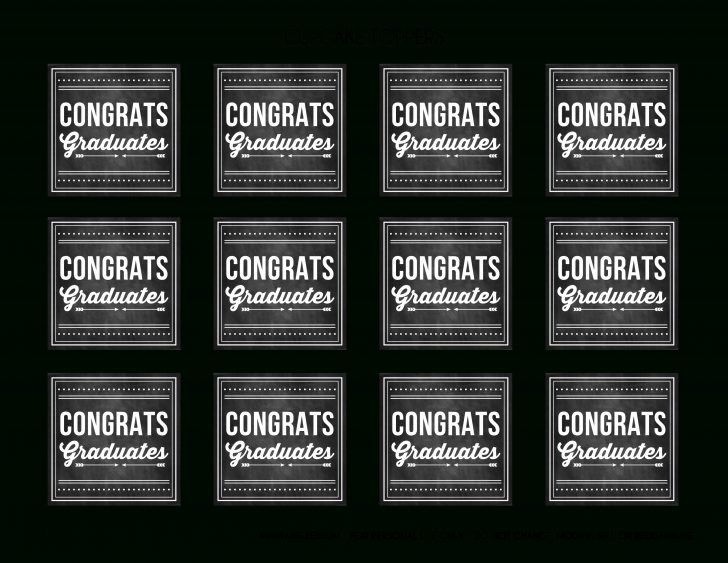 Free Graduation Chalkboard Party Printables From Printabelle | Catch ...