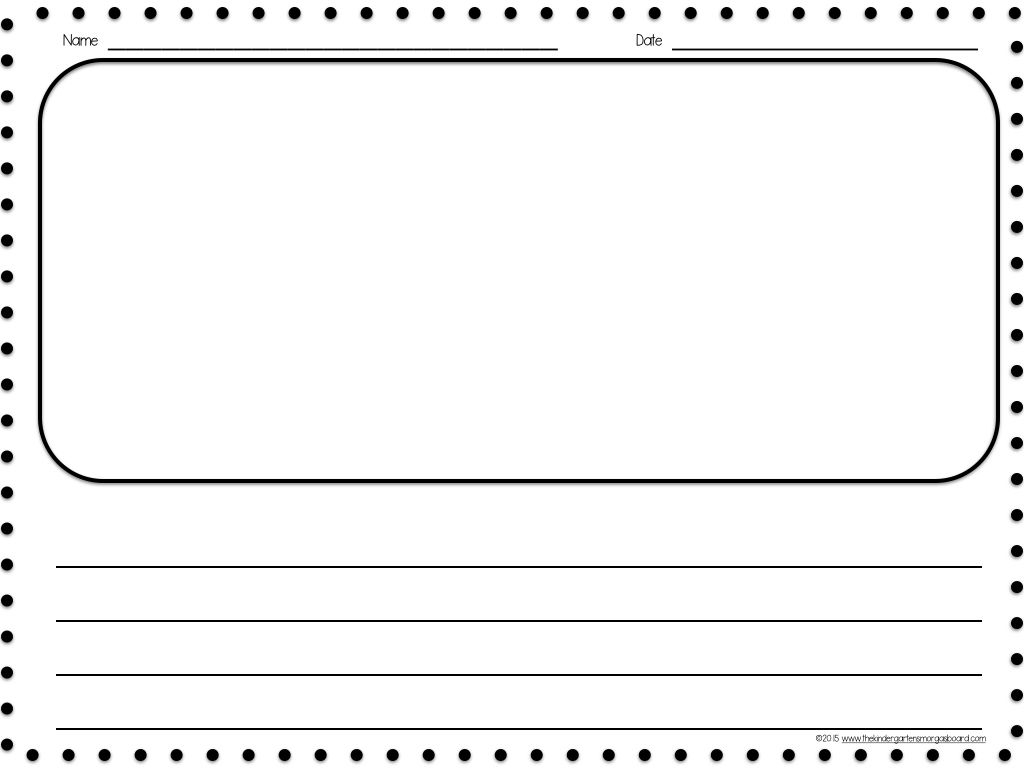 Free Printable Lined Paper With Picture Box Free Printable Lined Paper With Picture Box