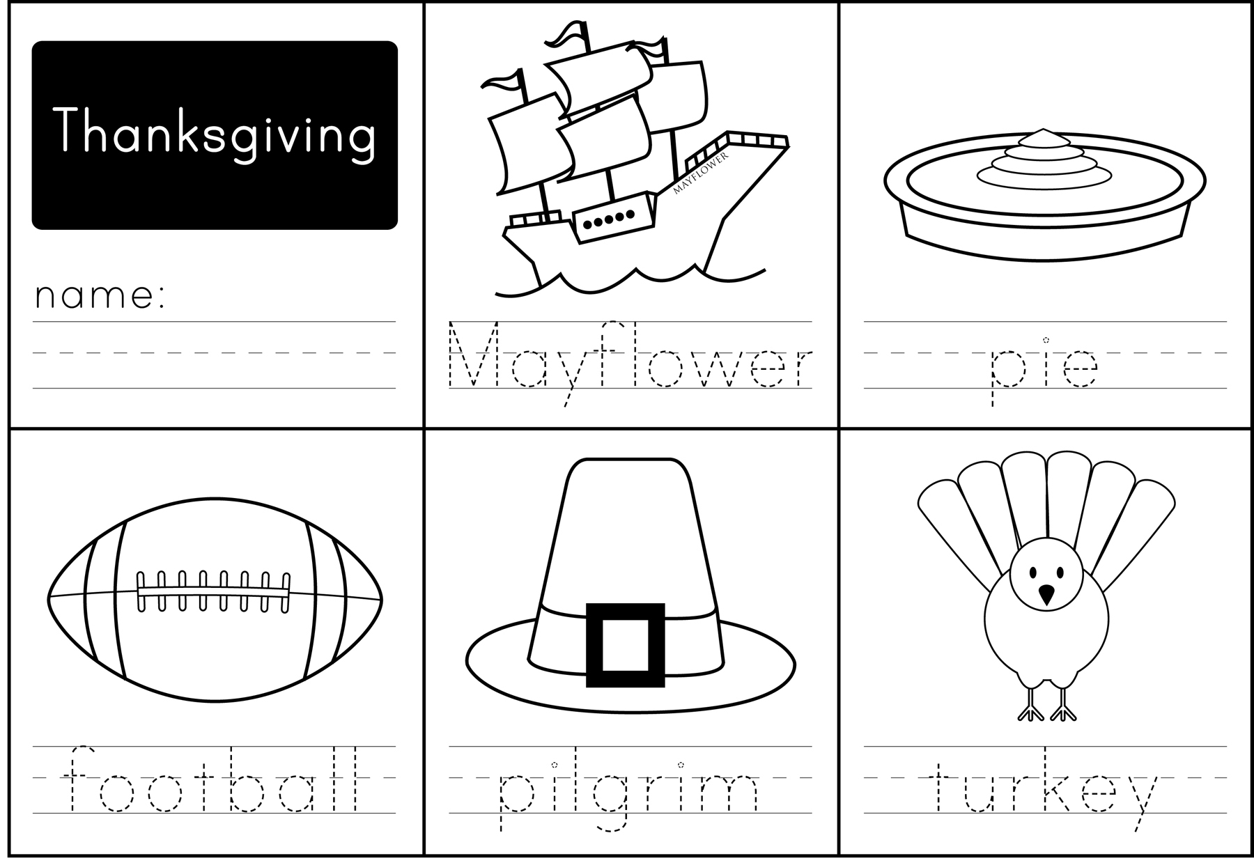 Free Printable Thanksgiving Activities For Preschoolers Free Printable Thanksgiving Activities For Preschoolers